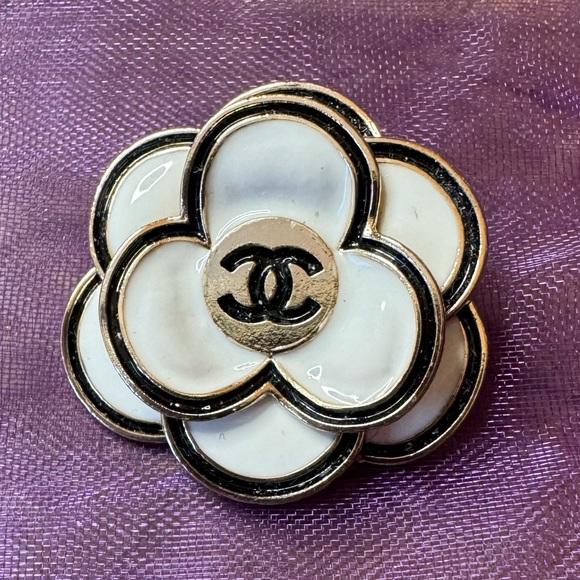 CHANEL | Jewelry | Chanel Camilla Flower Buttoncharm Authentic | Poshmark